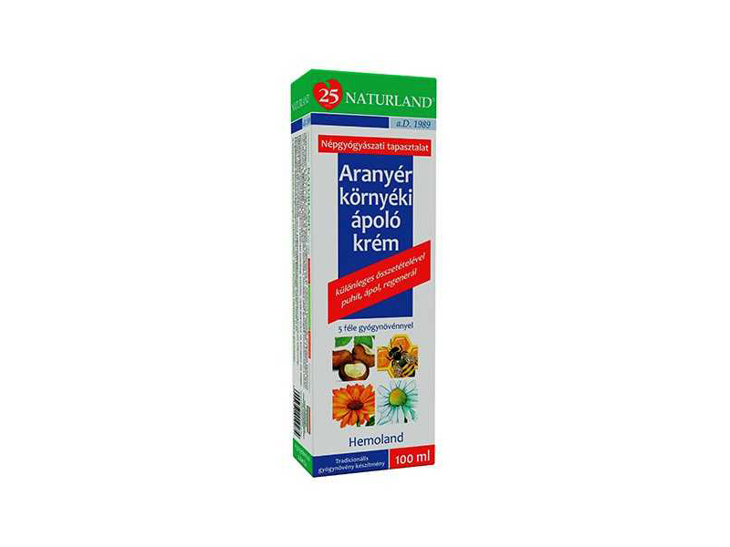 Aranyér környéki ápoló krém 100 ml (Naturland) - Multi-vitamin ...