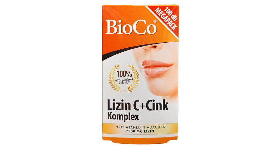 BioCo Lizin C+Cink Komplex MEGAPACK 100db - Multi-vitamin webáruház és ...