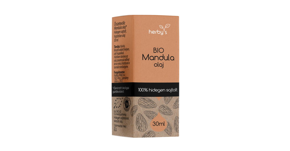 Herby's BIO Mandula olaj 30ml - Multi-vitamin webáruház és 5 Bio ...