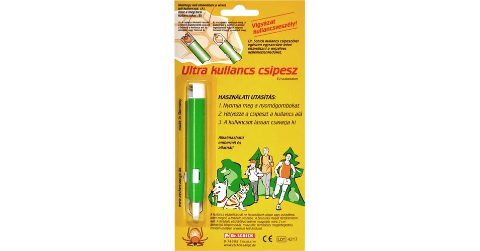 Dr. Schick Ultra kullancs csipesz 1 db - Biztonságos kullancs ...