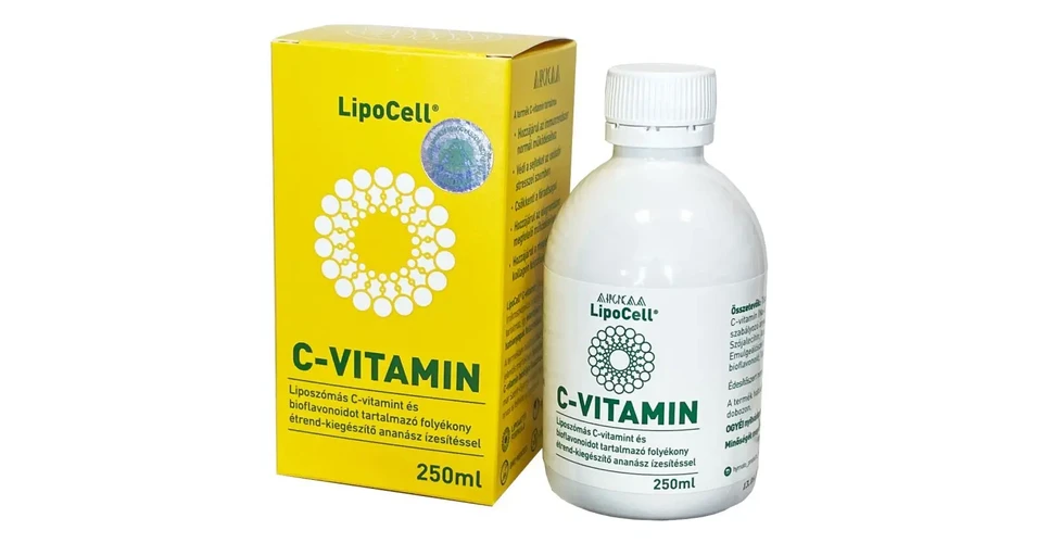 LipoCell C-Vitamin ananász ízesítéssel 250ml - Multi-vitamin webáruház ...