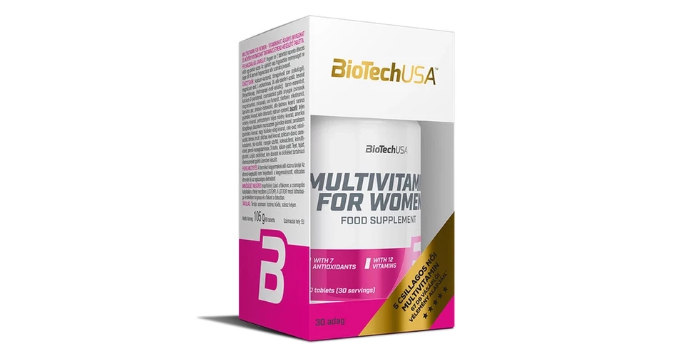 BioTech USA Multivitamin for Women 60db tabletta listaár alatt ...
