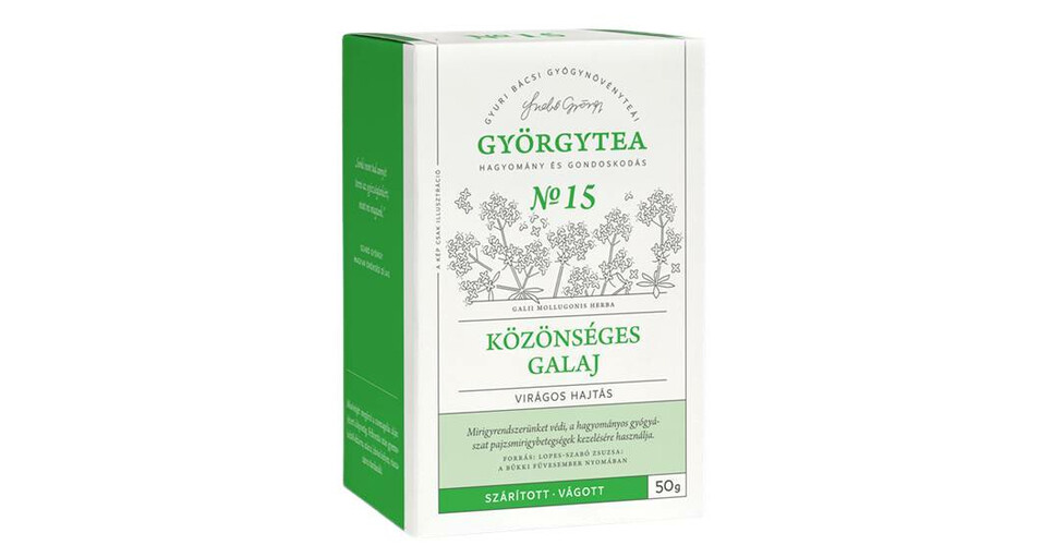 Györgytea Közönséges galaj virágos hajtás 50g - Multi-vitamin webáruház ...