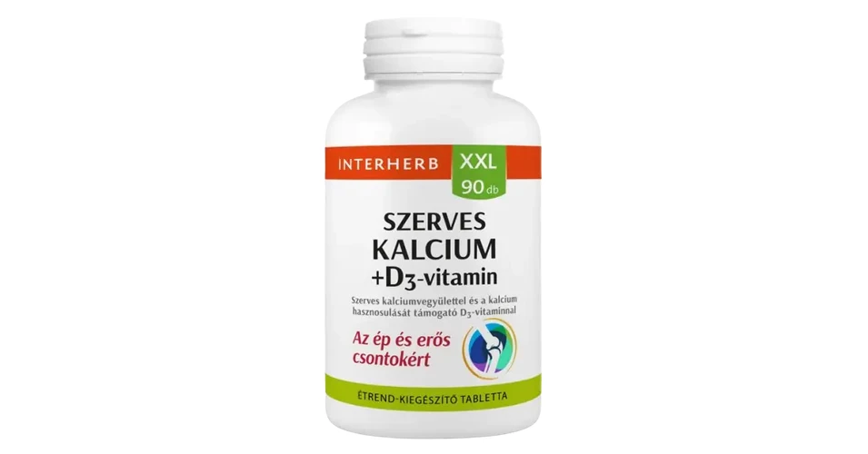 Interherb XXL 90 db Szerves KALCIUM+D3-vitamin tabletta - Multi-vitamin ...