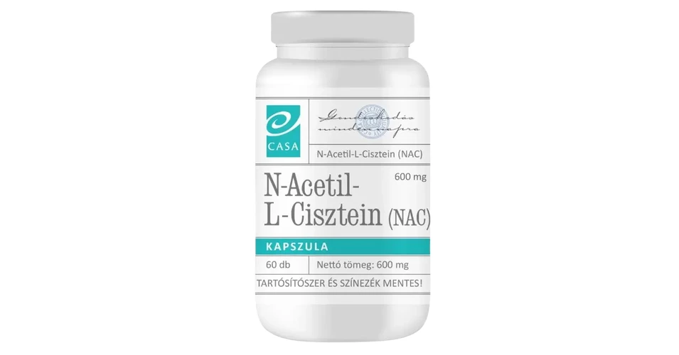 CASA Acetil L-Cisztein kapszula 60db - Multi-vitamin webáruház és Bio ...