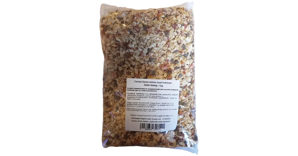 Cornexi Epres - Málnás Müzli Fruktózzal 1 Kg - Multi-vitamin webáruház ...