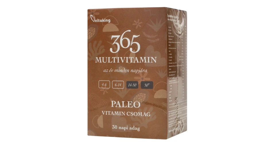 Vitaking 365 PALEO Multivitamin csomag 30 db - Multi-vitamin webáruház ...